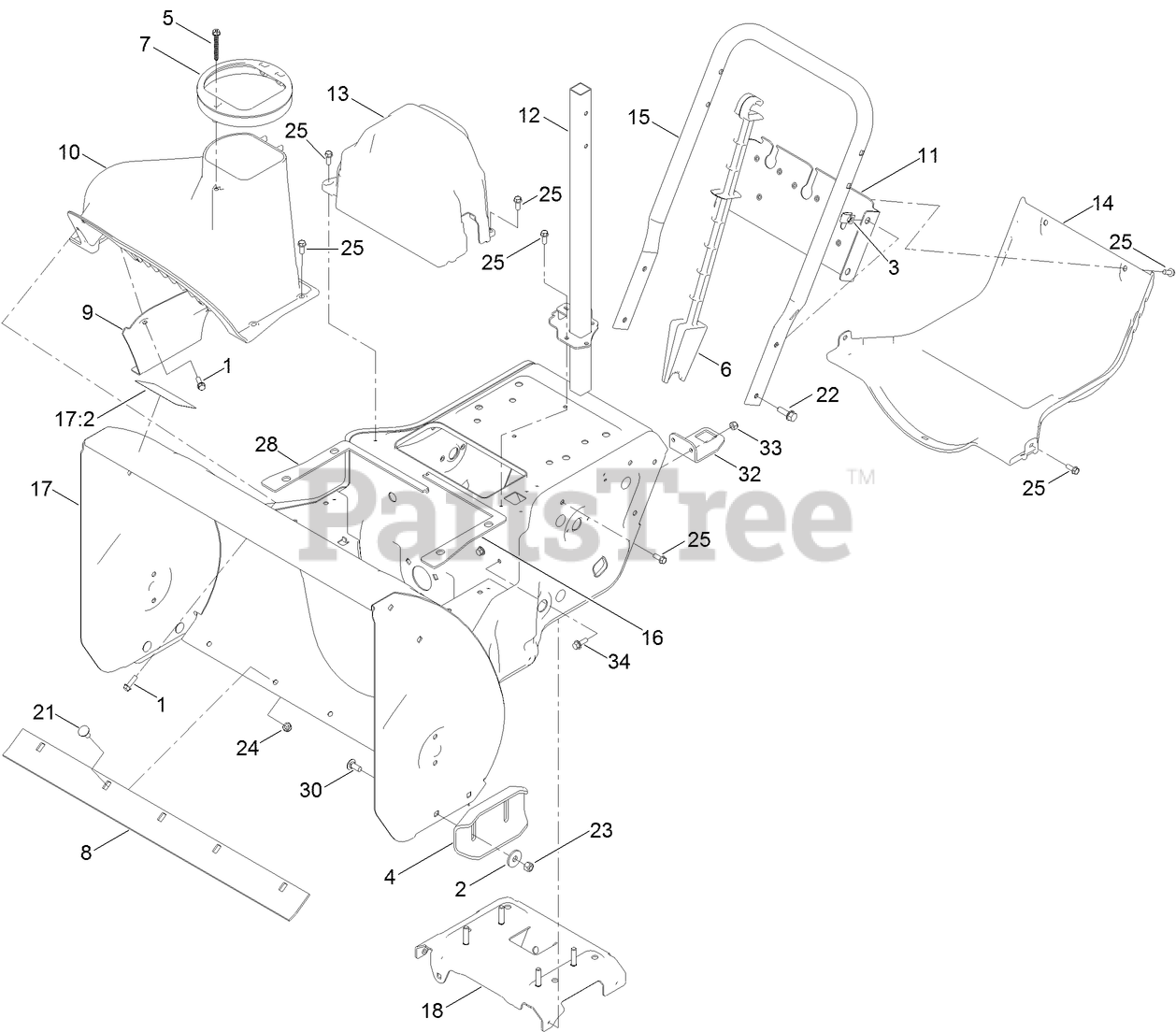 Toro 38814 (726 OE) - Toro 26" Power Max Snow Thrower (SN: 404997500 ...