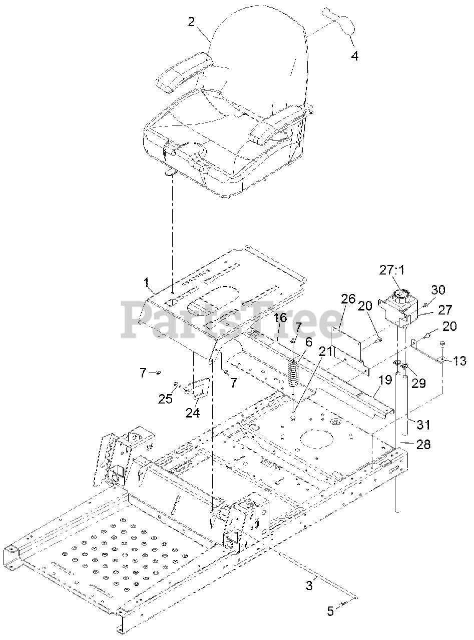 Exmark QTS691KA502 - Exmark 50" Quest S-Series Zero-Turn Mower ...