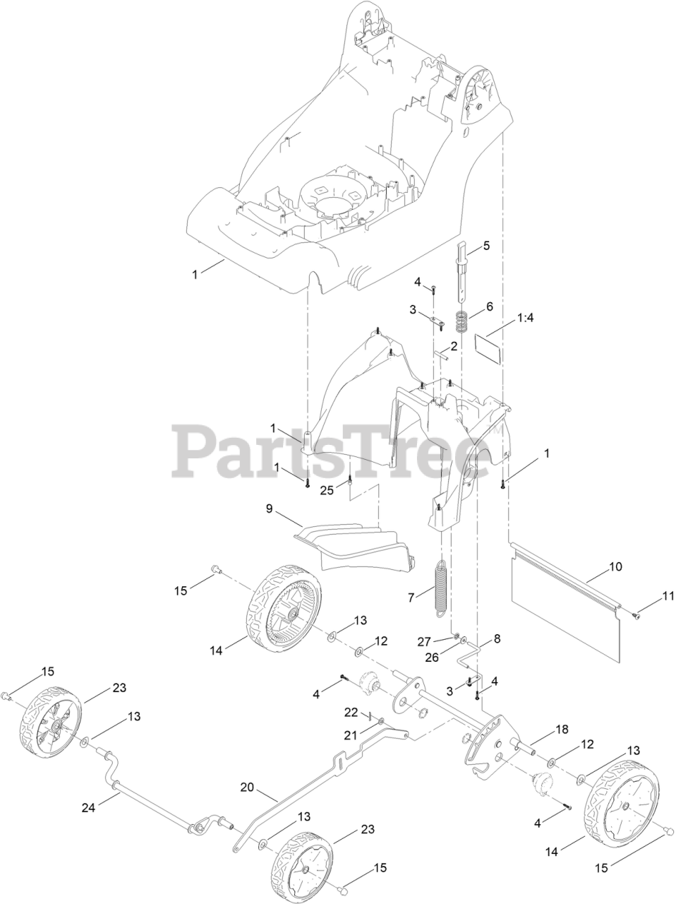 Toro 21843 - Toro 43cm Flex-Force Power System 60V MAX Recycler Walk ...