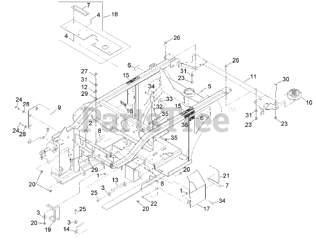 Exmark NV740KC - Exmark Navigator Front Mount Mower, Kohler CV740 (SN ...