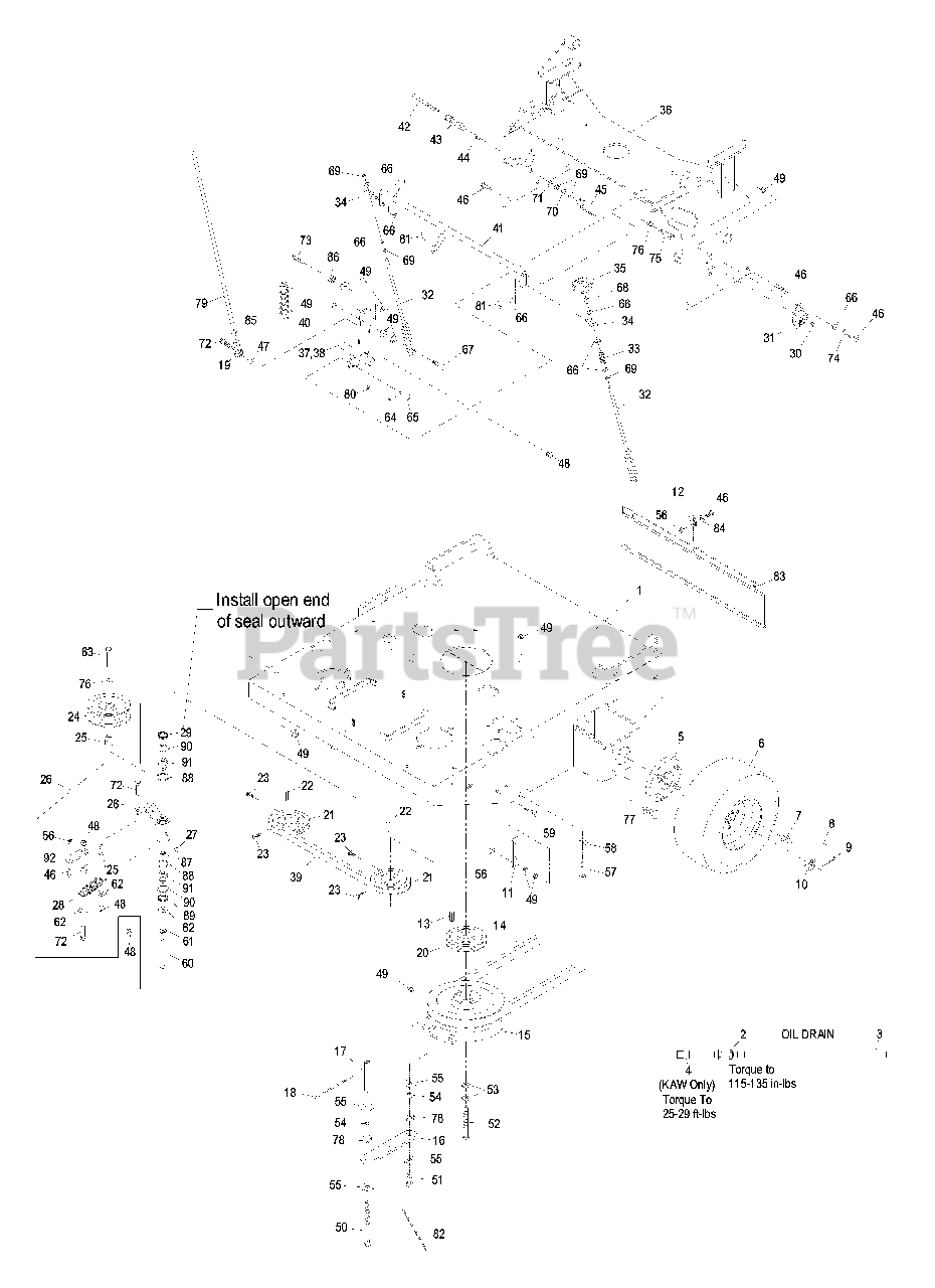 Exmark TT20KCE - Exmark Turf Tracer Hydro ECS Walk-Behind Mower, 20hp ...