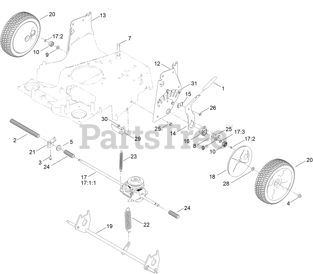Toro 21199 - Toro 30" TimeMaster Walk-Behind Mower (SN: 412415085 ...