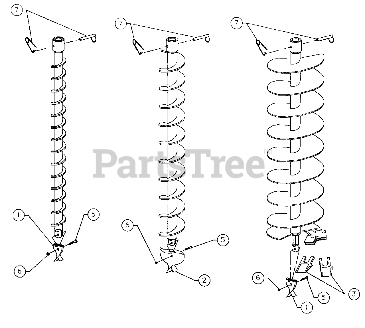 Tanaka TIA-340 - Tanaka Power Auger Pengo Bits 2" Thru 8" Parts Lookup ...