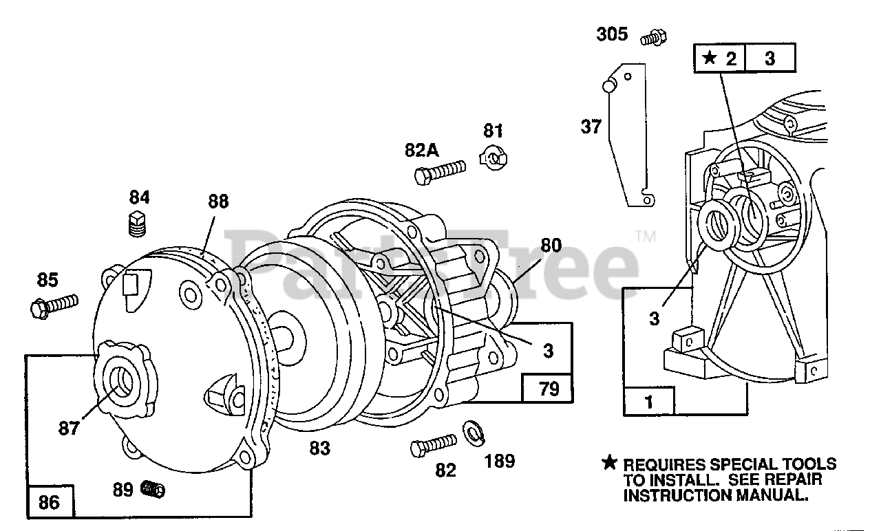 Briggs & Stratton 80202-2288-01 - Briggs & Stratton Horizontal Engine ...