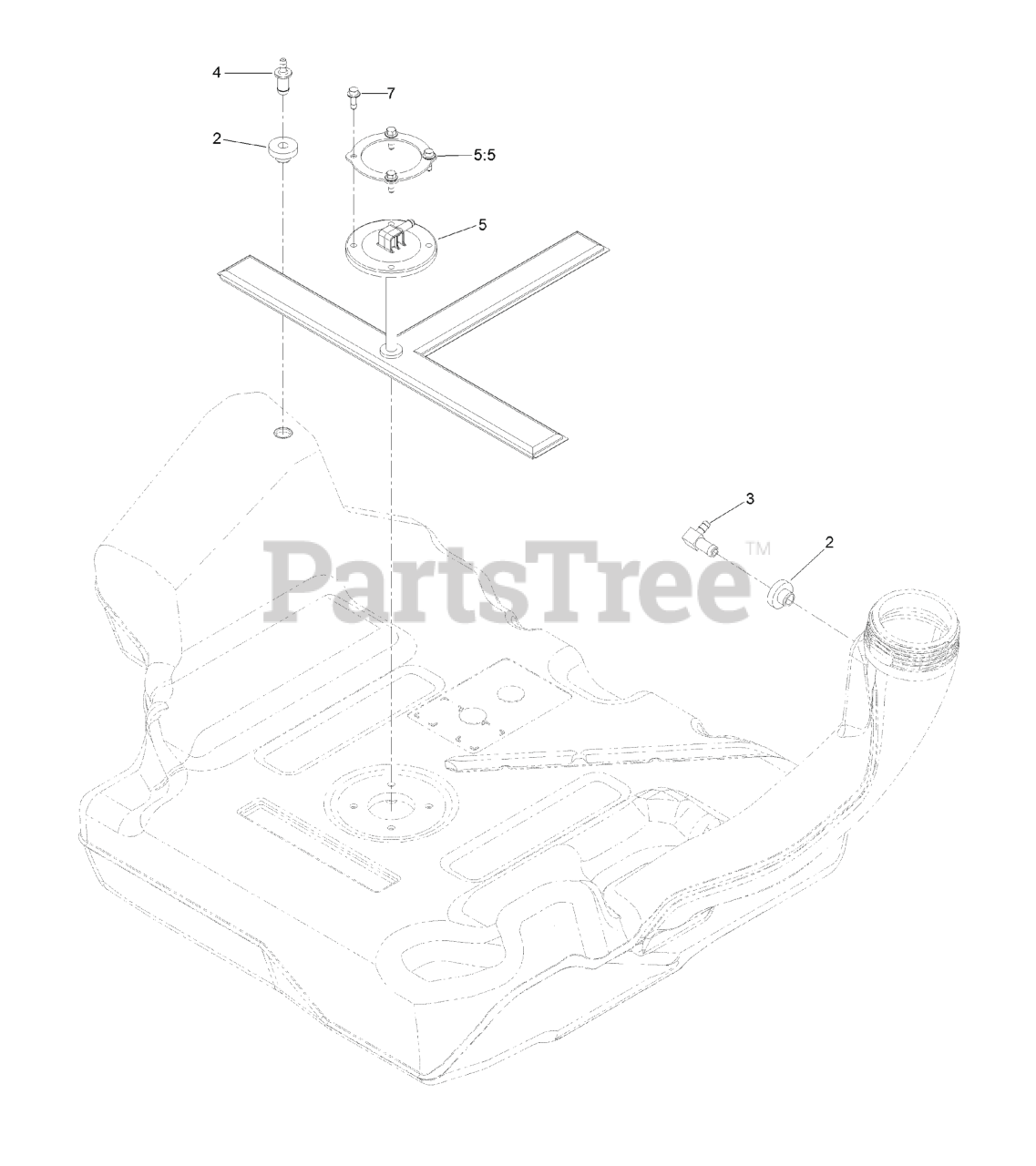 Exmark RAS730GKA60RA3 - Exmark 60" Radius S-Series Zero-Turn Mower ...