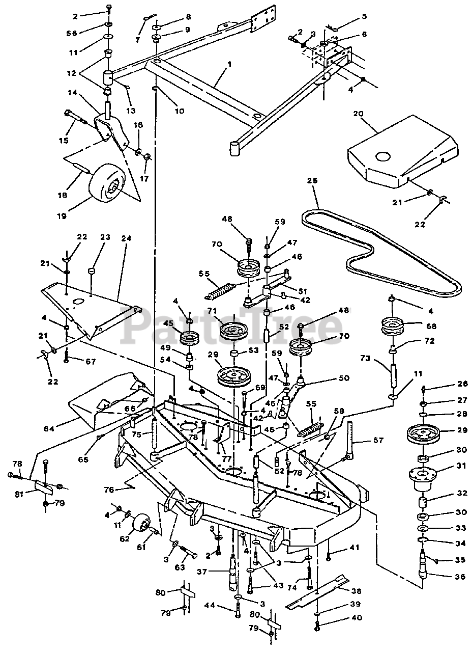 Exmark TTH-14K - Exmark Turf Tracer Walk-Behind Mower, 14hp Kawasaki ...
