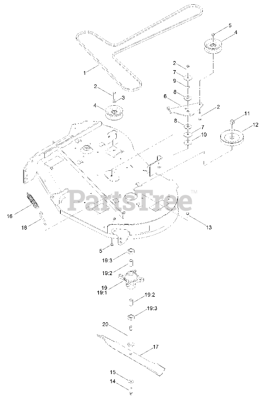 Exmark QTS708GEM42200 - Exmark 42" Quest S-Series Zero-Turn Mower ...