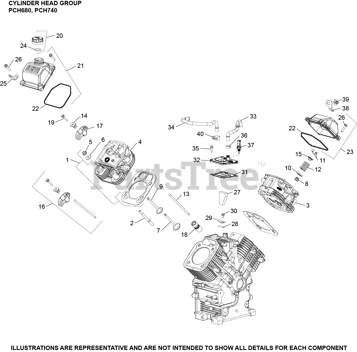 Kohler PCH740-3001 - Kohler Command PRO EFI Propane Engine, Basic ...