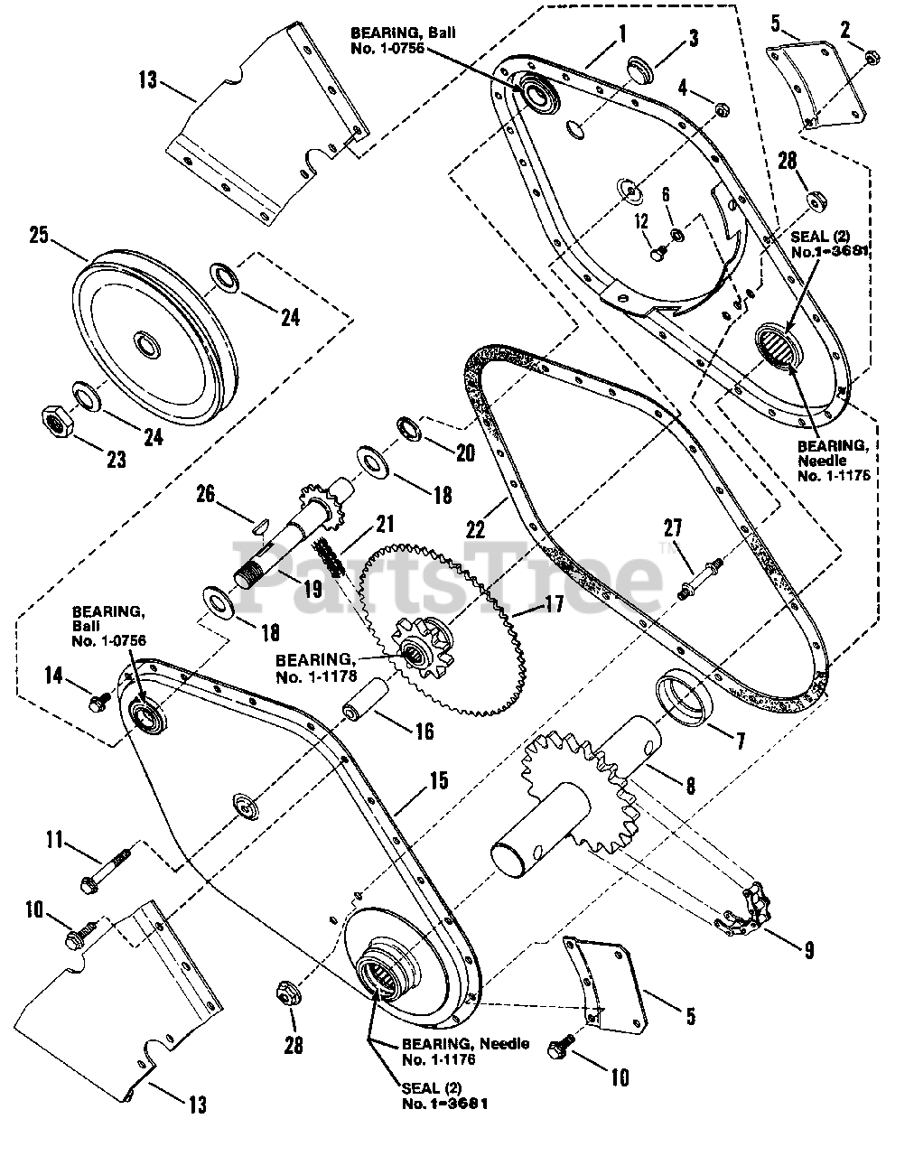 Snapper R8000 (81522) - Snapper Rear-Tine Tiller, 8hp Main Chain Case ...