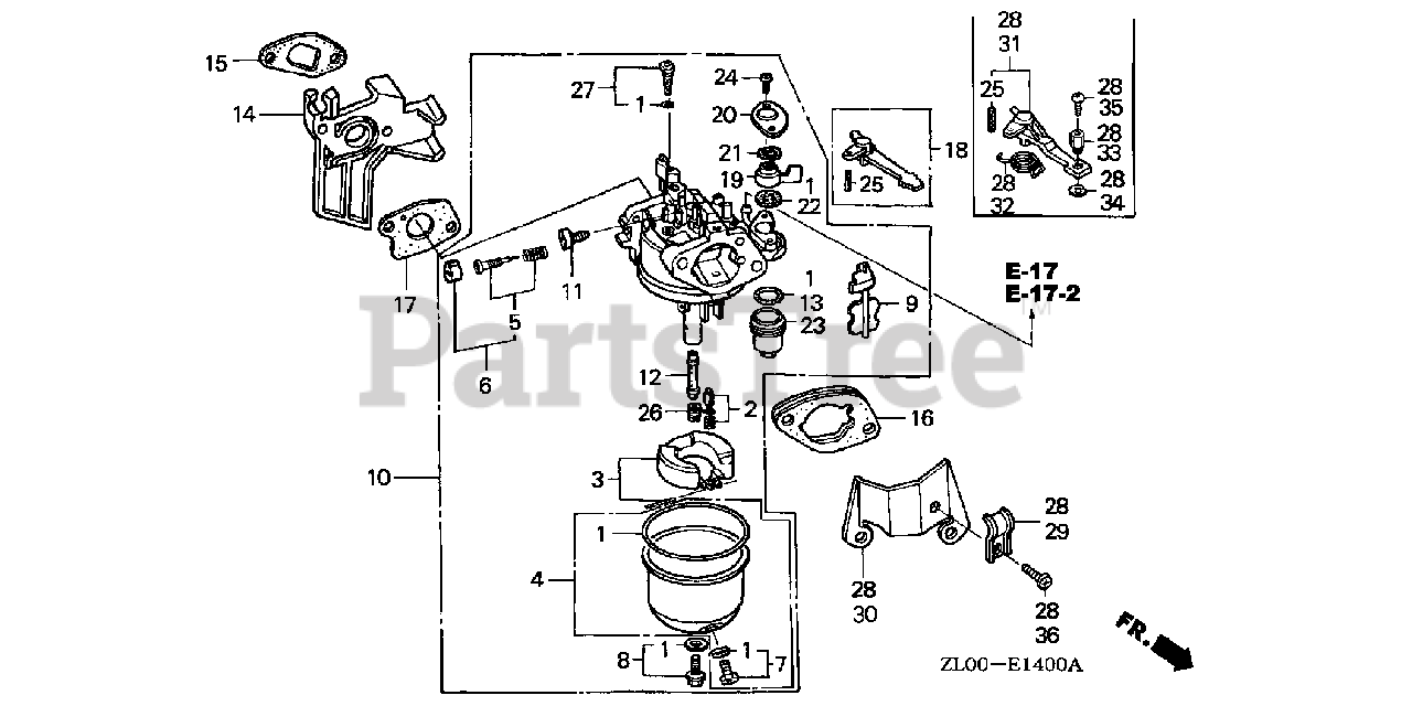 Honda GX200 VGG2 (GCAE) - Honda Engine, Made in Japan (SN: GCAE-1000001 ...