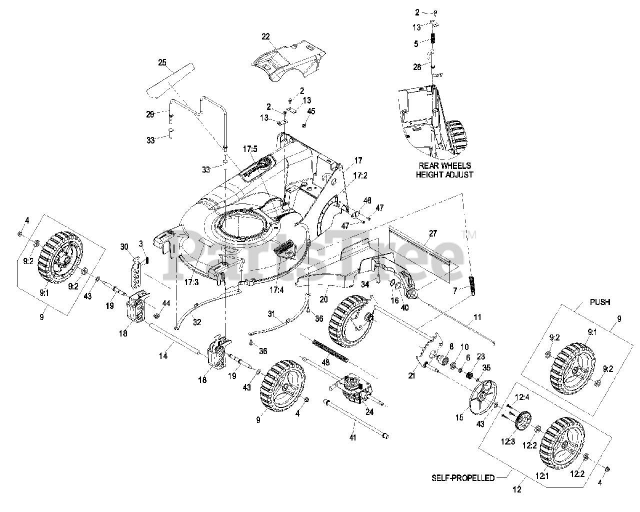 Exmark EC21KACA - Exmark 21" Commercial Walk-Behind Mower, Kawasaki ...