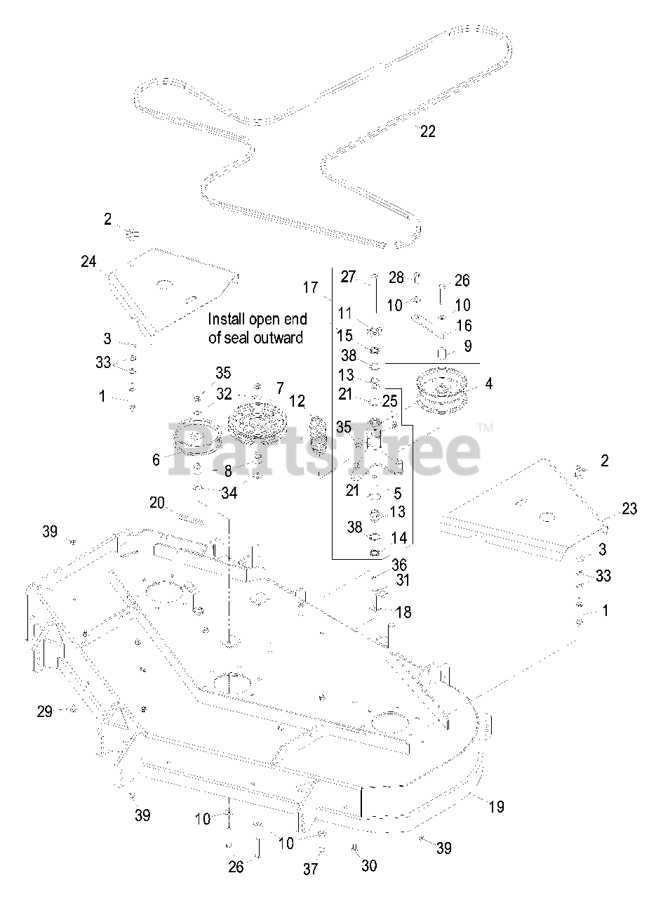 Exmark LHP19KA465 - Exmark 46" Lazer Z HP Zero-Turn Mower, 19HP ...