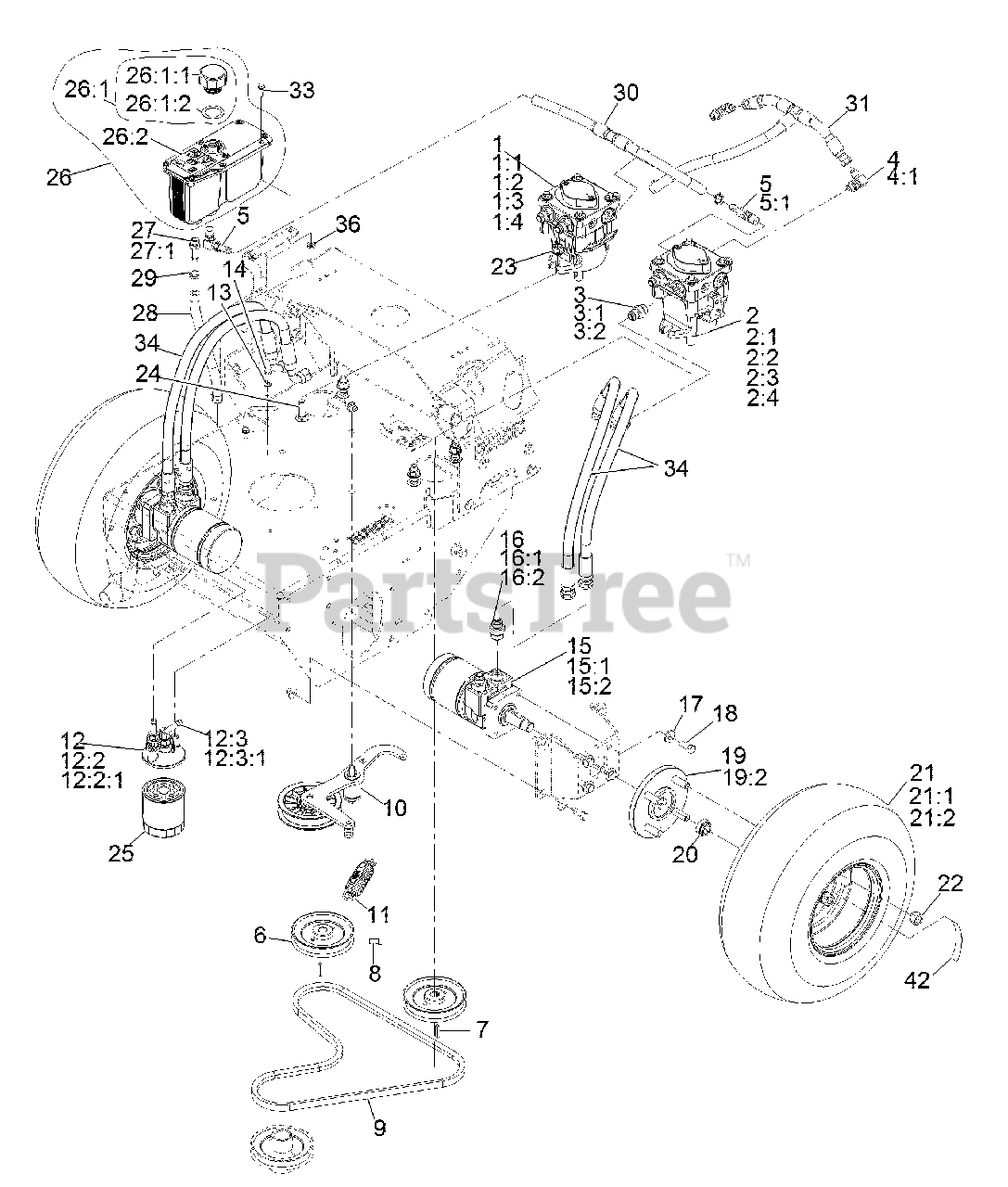 Exmark TTS600GKA523E0 - Exmark 52" Turf Tracer S-Series Walk-Behind ...