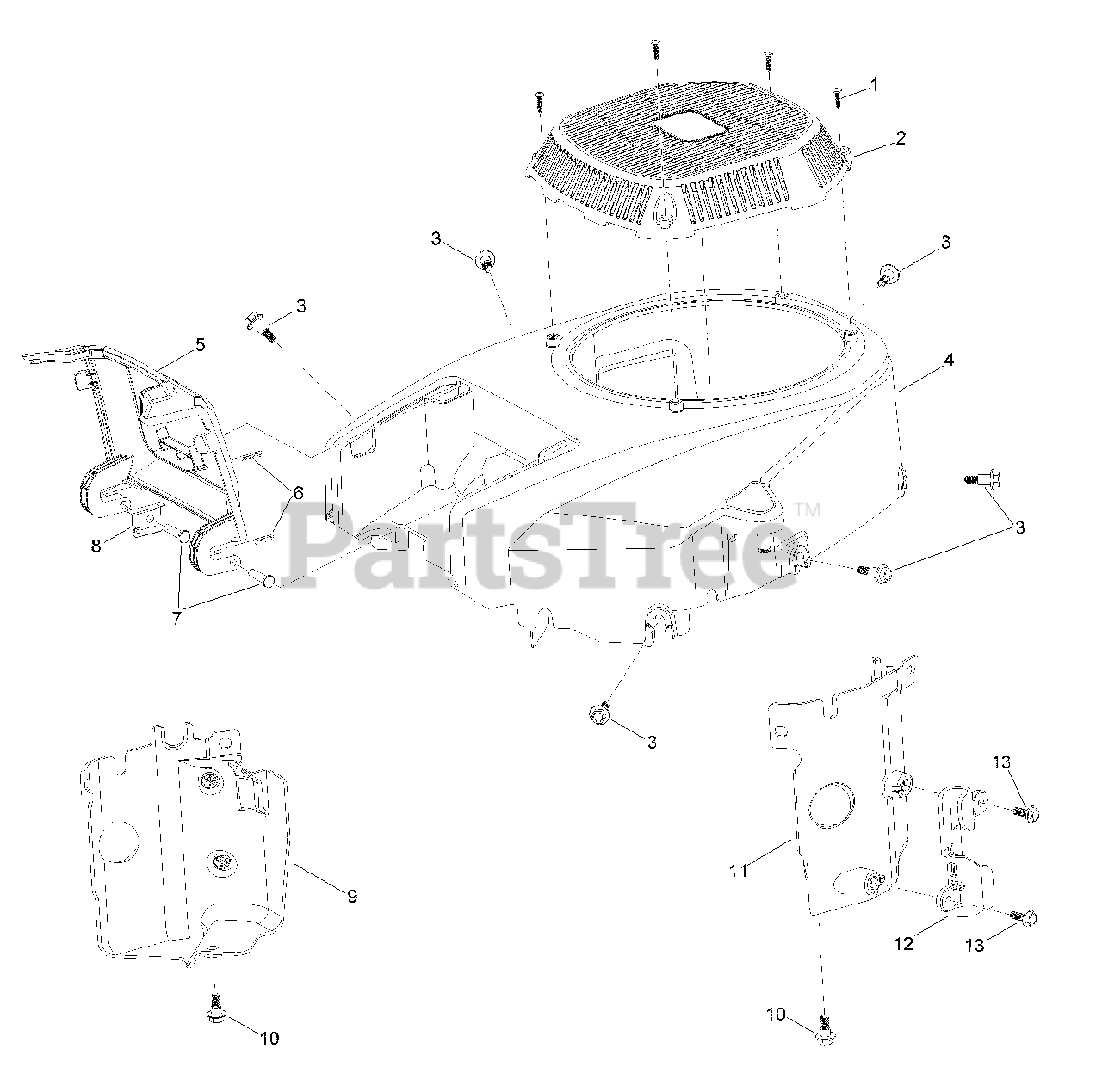 Exmark RAE708GEM52300 - Exmark 52" Radius E-Series Zero-Turn Mower ...