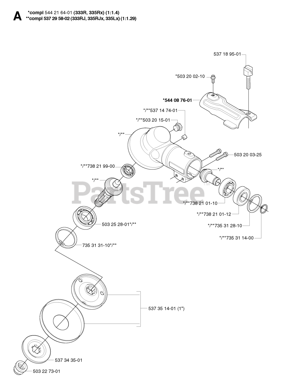 Husqvarna 333 R - Husqvarna String Trimmer (SN: 20064000001 ...