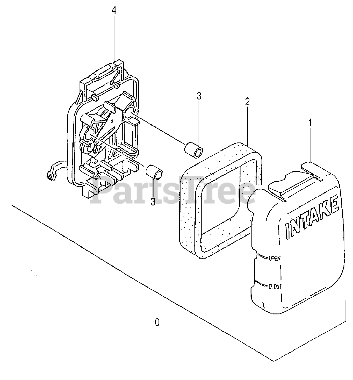 Tanaka TBC-225C - Tanaka String Trimmer Air Cleaner Parts Lookup with ...