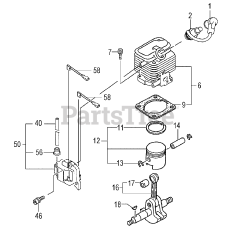 TBC-230 - Tanaka String Trimmer Parts Lookup with Diagrams | PartsTree