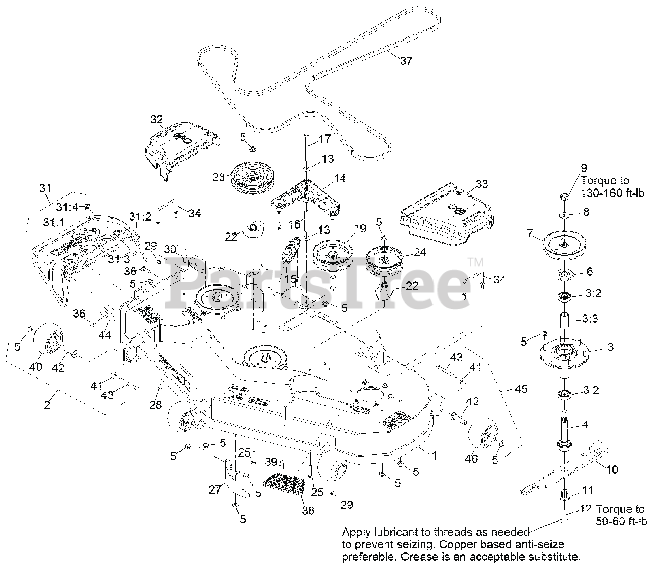 Exmark RAX691GKA524A3 - Exmark 52" Radius X-Series Zero-Turn Mower ...