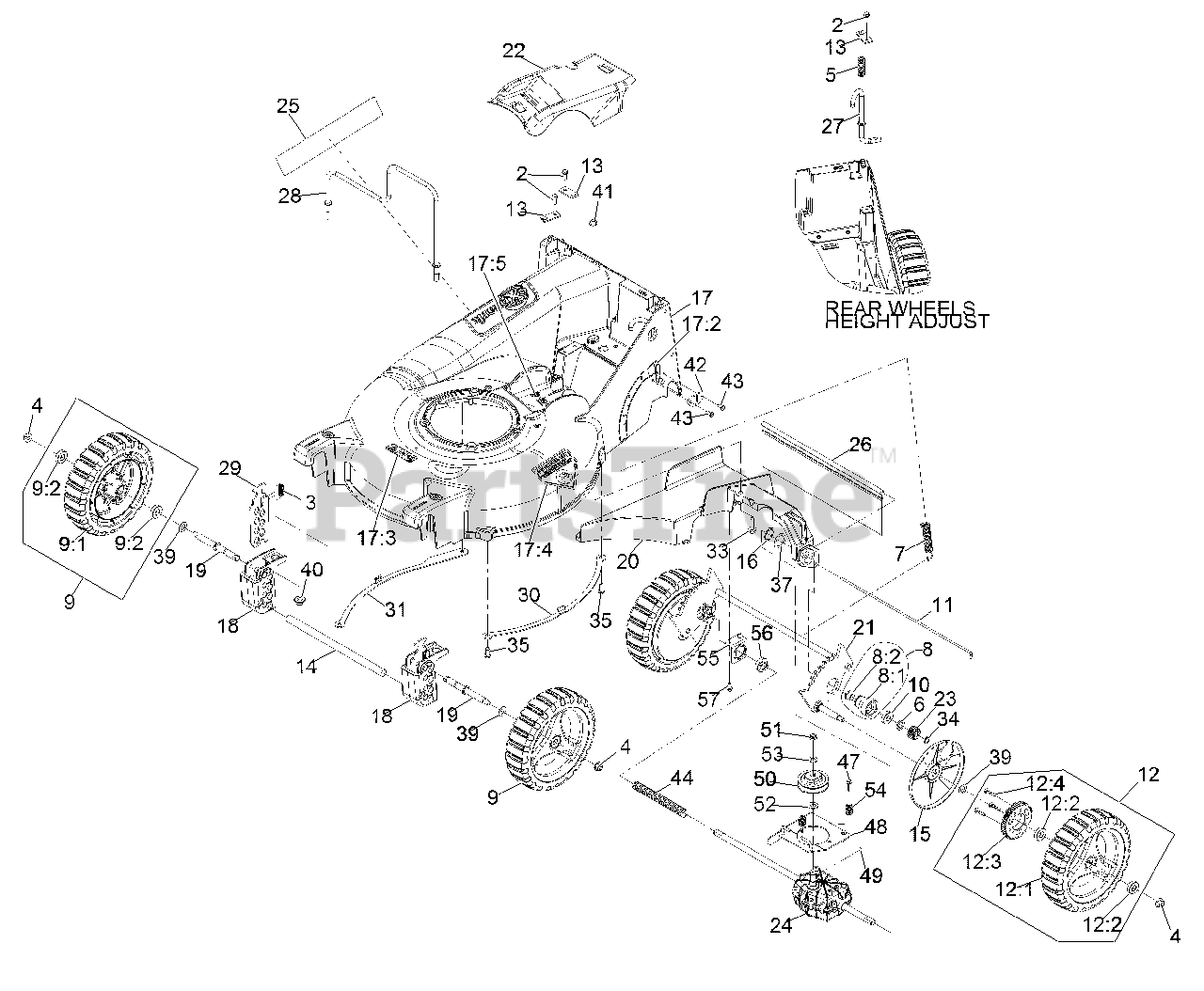 Exmark ECX180CKA21000 - Exmark 21" X-Series Walk-Behind Mower, Kawasaki ...