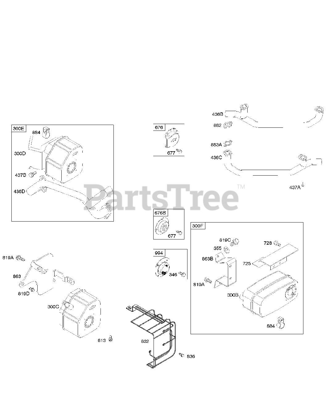 Briggs & Stratton 350777-1137-E1 - Briggs & Stratton Vertical Engine ...