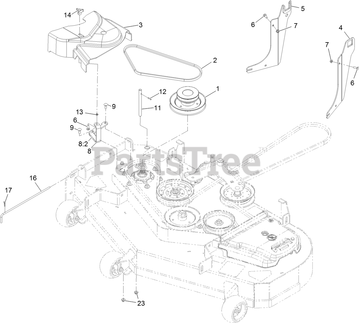 Exmark 116-3001 - Exmark Ultra Vac Bagger for Pioneer Mower (SN ...