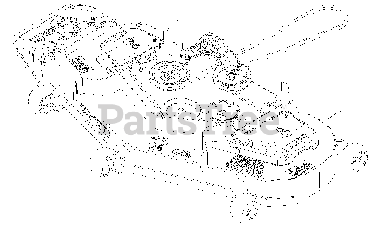 Exmark RAE708GEM52300 - Exmark 52" Radius E-Series Zero-Turn Mower ...