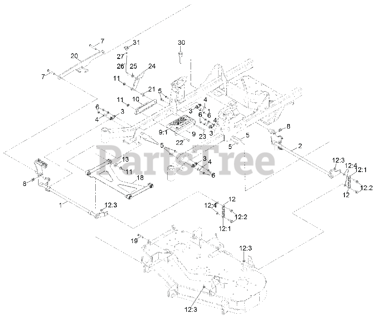 Exmark RAX691GKA524A3 - Exmark 52" Radius X-Series Zero-Turn Mower ...