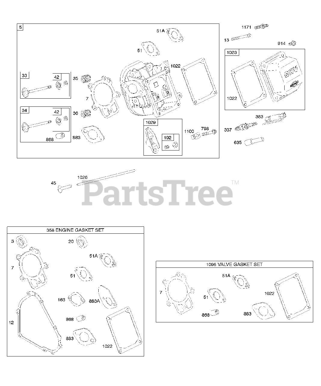 Briggs & Stratton 204412-0178-E1 - Briggs & Stratton Horizontal Engine ...
