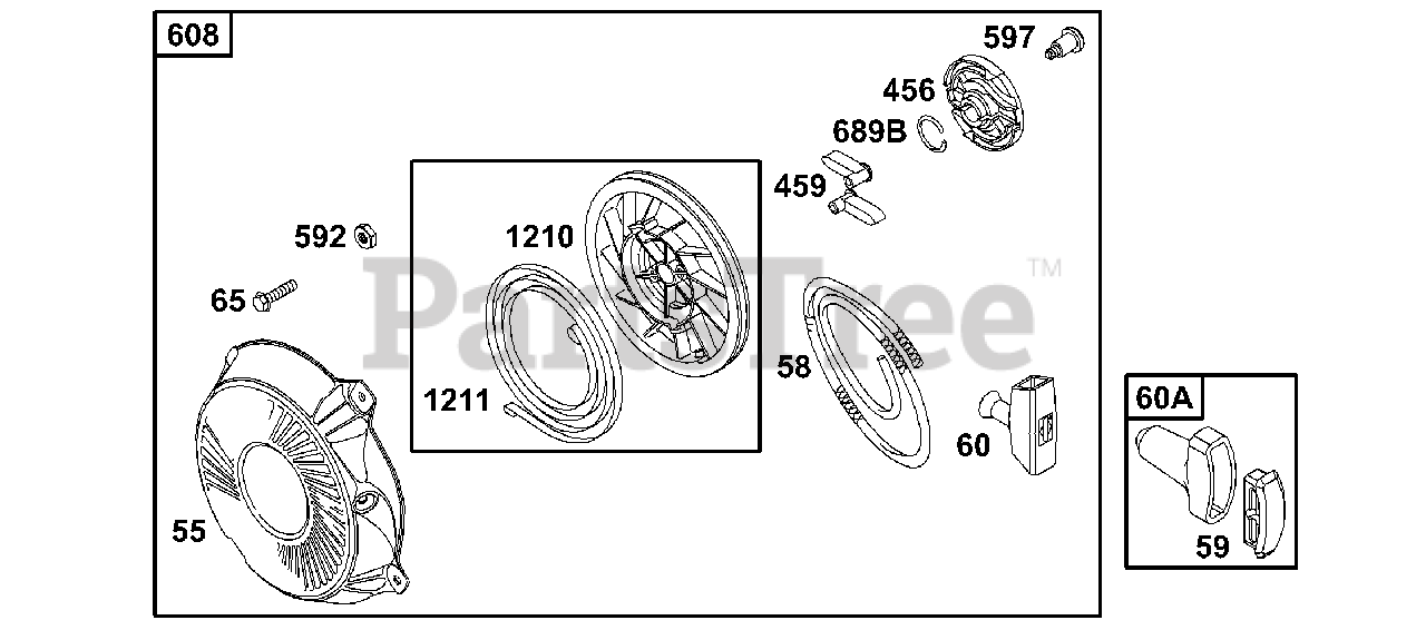 Briggs & Stratton 137202-1122-E1 - Briggs & Stratton Horizontal Engine ...