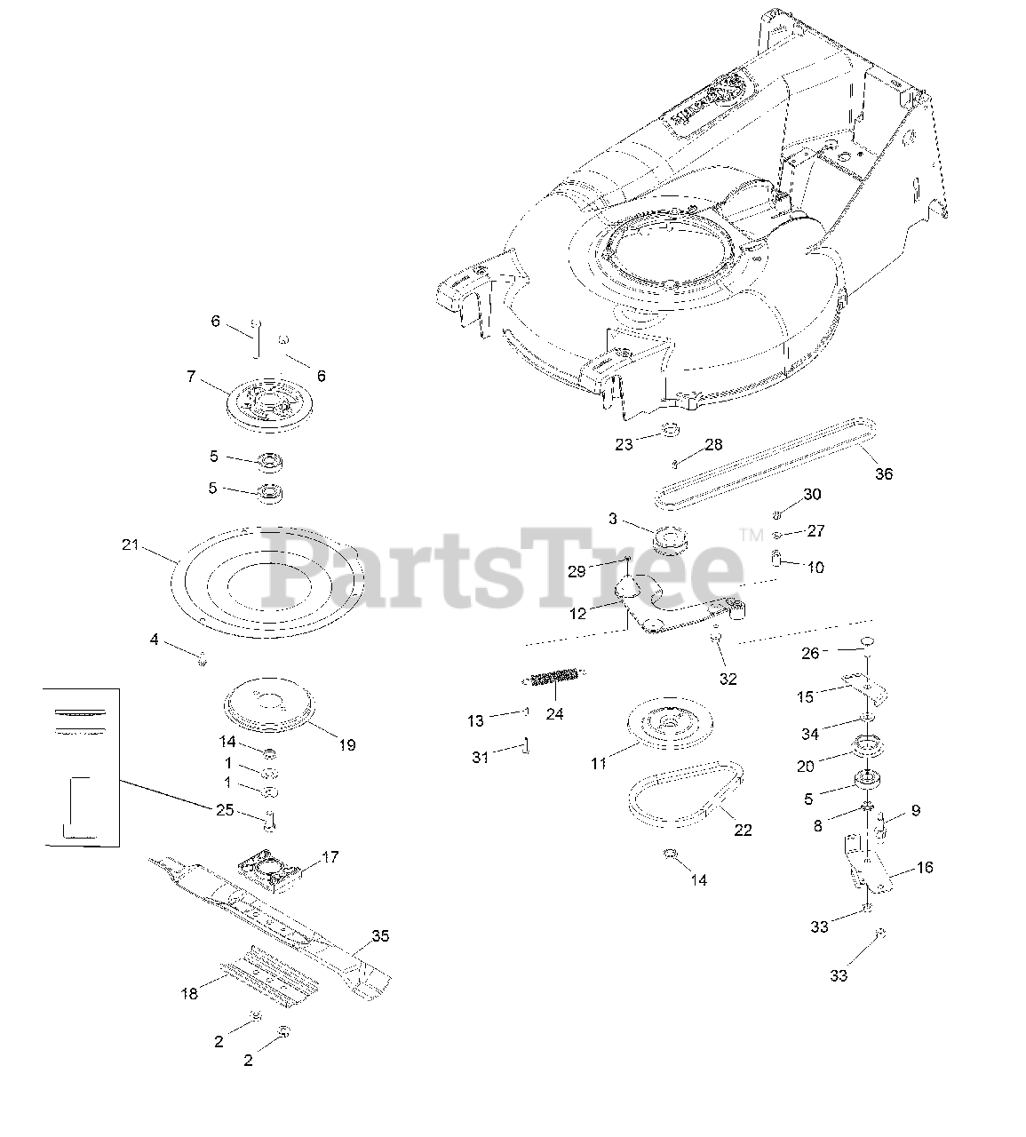 Exmark ECX180CKA210BC - Exmark 21" X-Series Walk-Behind Mower, Kawasaki ...