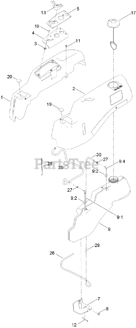 Toro 74710 (SS 3225) - Toro 32" TimeCutter Zero-Turn Mower (SN ...