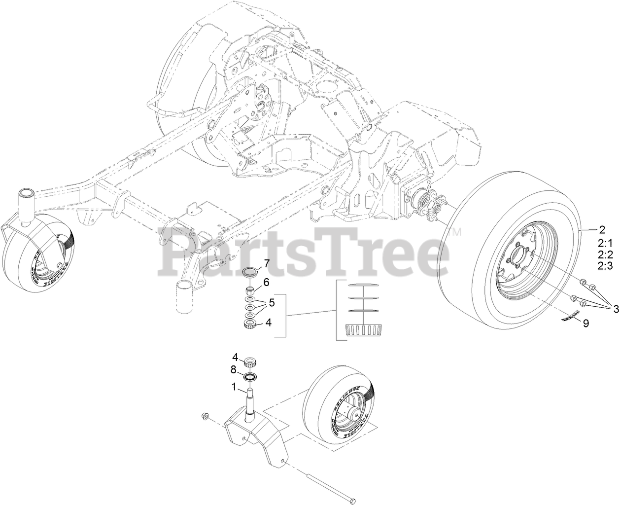 Exmark STS730GKA52400 - Exmark 52" Staris S-Series Stand-On Mower, Kaw ...