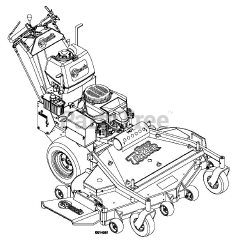 TTS20KAE483 - Exmark 48" Turf Tracer S-Series Walk-Behind Mower, 20hp ...