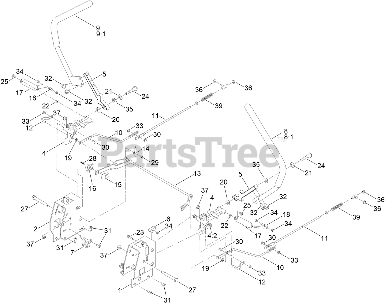 Toro 75757 (5475 C) - Toro 54" TimeCutter Zero-Turn Mower (SN ...