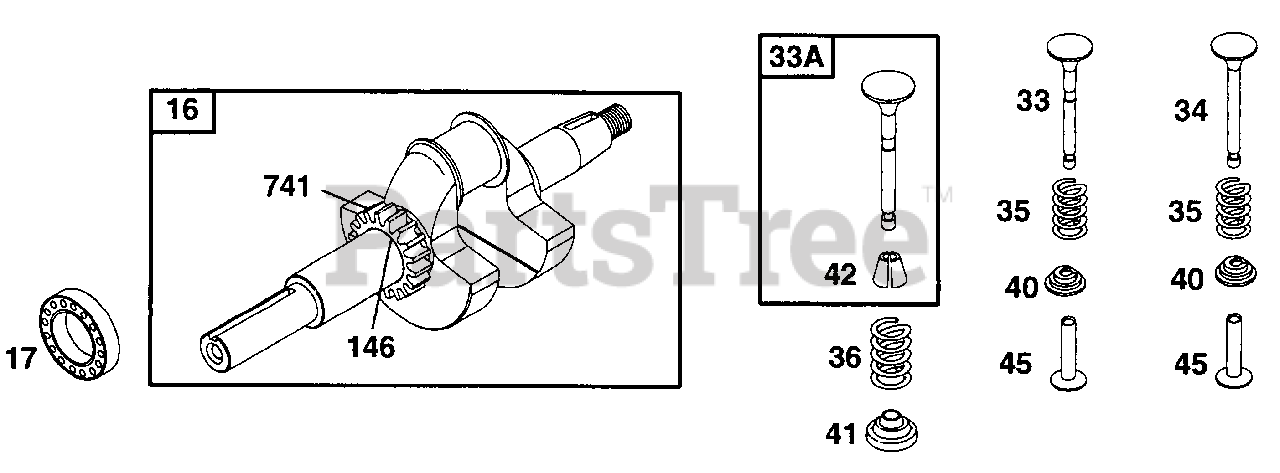 Briggs & Stratton 190402-6151-01 - Briggs & Stratton Horizontal Engine ...