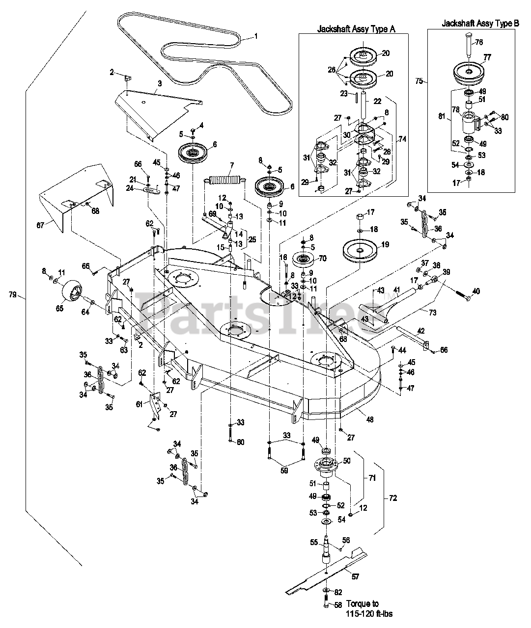 Exmark LZ26KC724 - Exmark 72" Lazer Z Zero-Turn Mower, 26hp Kohler (SN ...