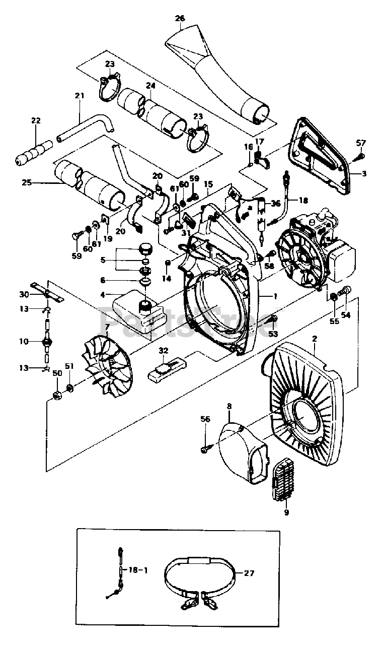 Tanaka THB-300 - Tanaka Handheld Blower Blower Parts Lookup with ...