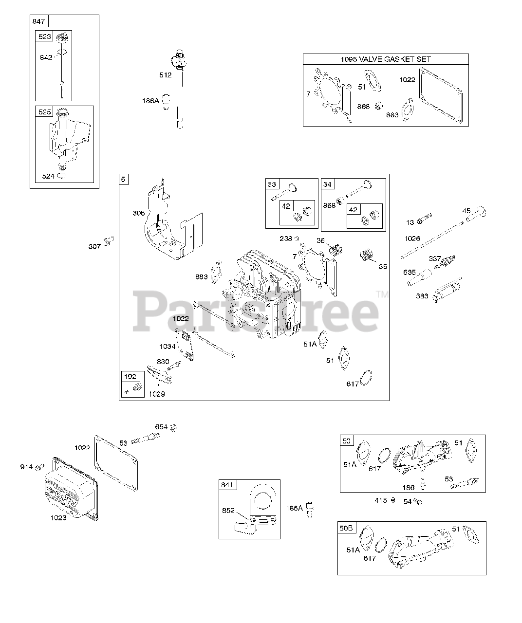 Briggs & Stratton 31G777-0235-G1 - Briggs & Stratton Vertical Engine ...