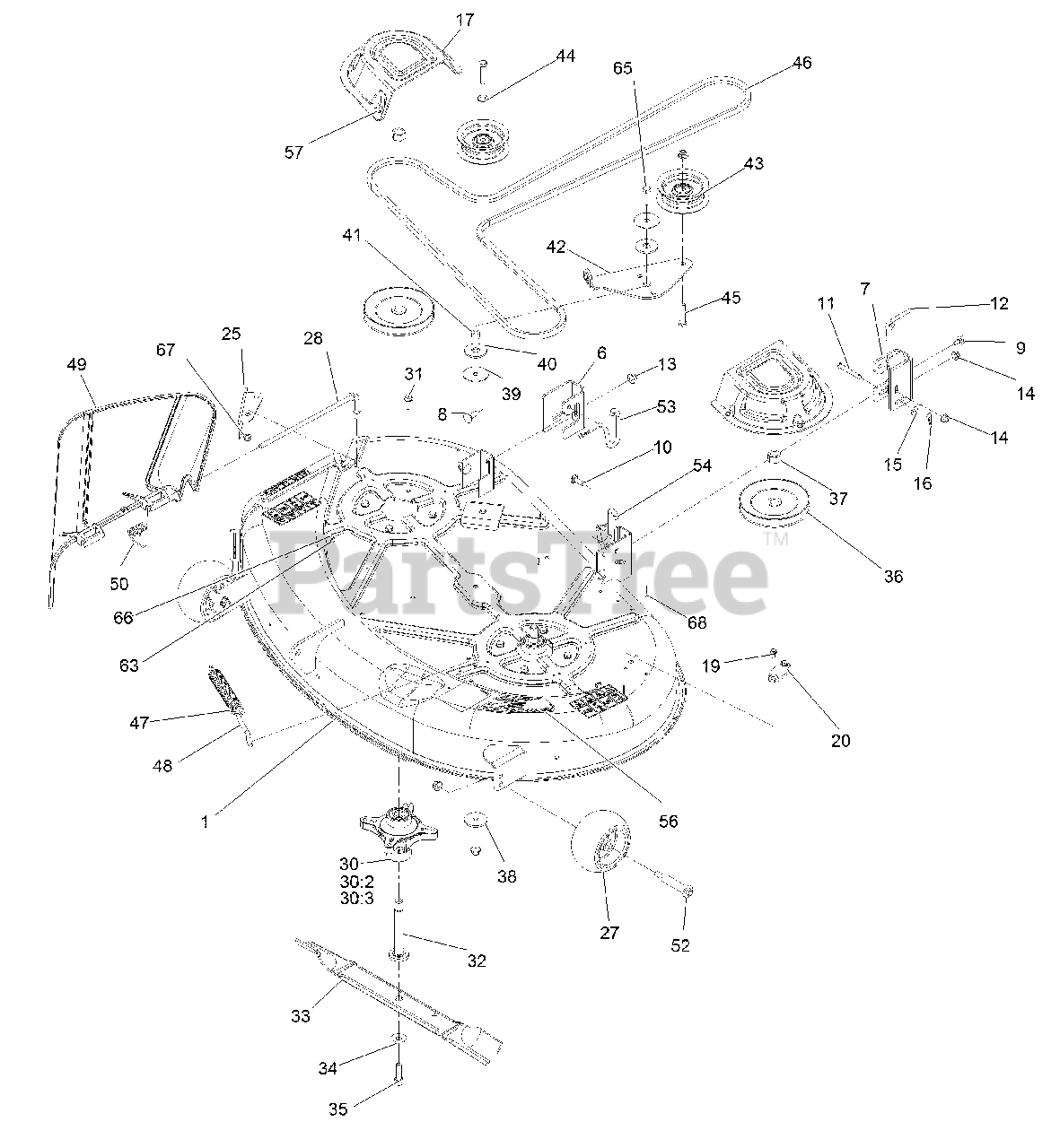 Exmark QTE452CEM42100 - Exmark 42" Quest E-Series Zero-Turn Mower ...