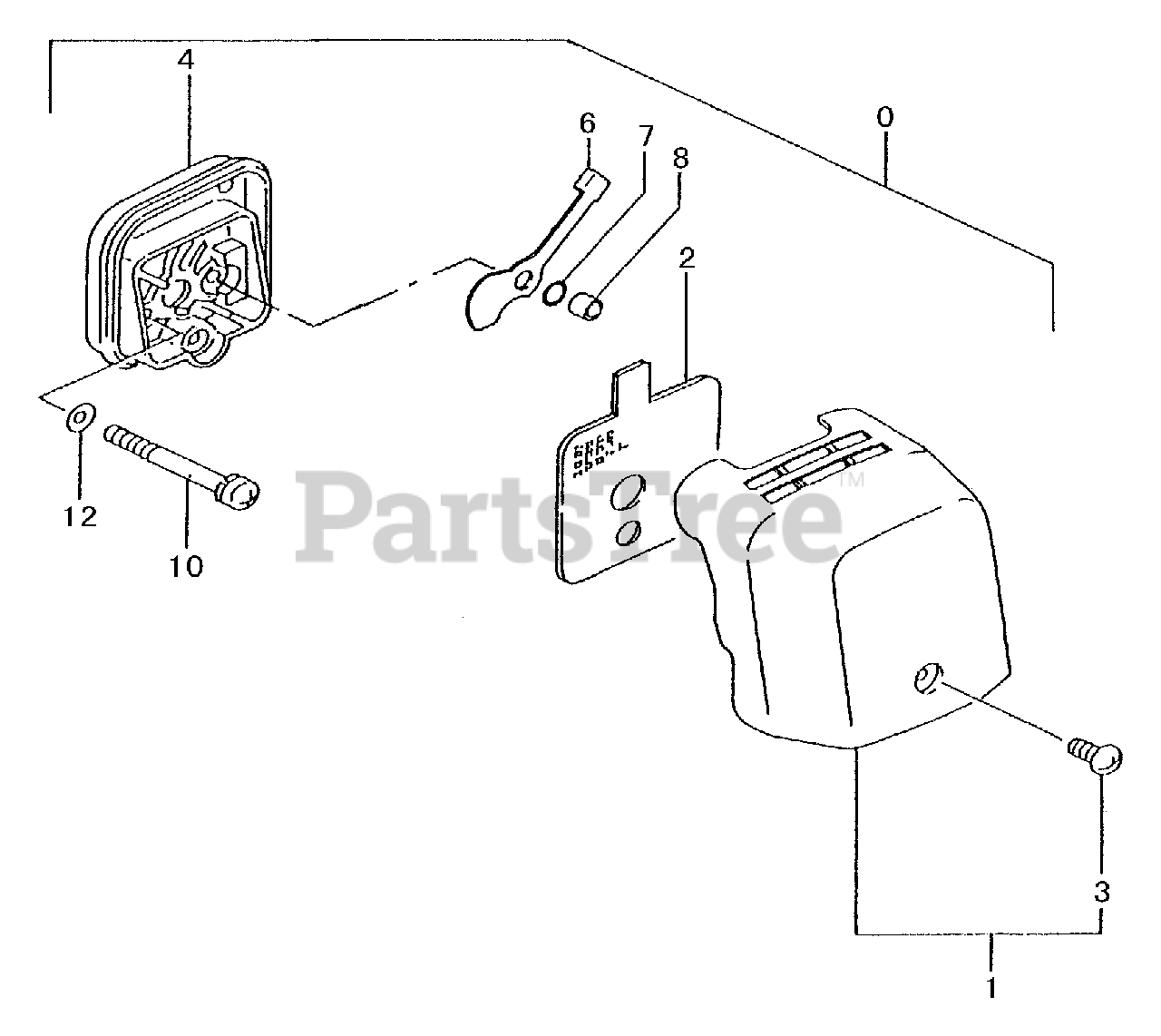 Tanaka TBC-2251 - Tanaka String Trimmer Air Cleaner Parts Lookup with ...