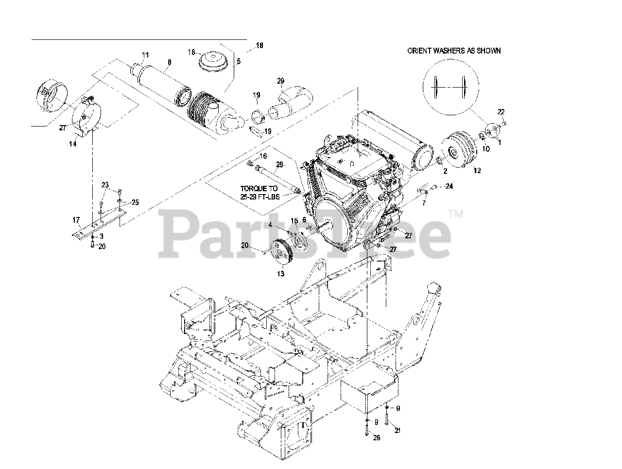 Exmark FR27KC - Exmark Front Runner Front Mount Mower, 27HP Kohler (SN ...