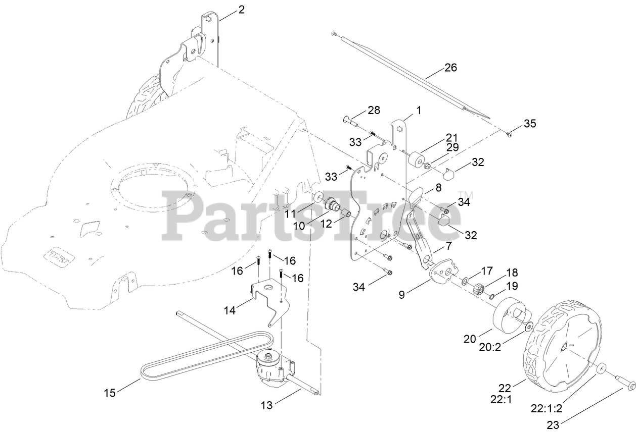Toro 21564 - Toro 21" Super Recycler Walk-Behind Mower (SN: 400000000 ...