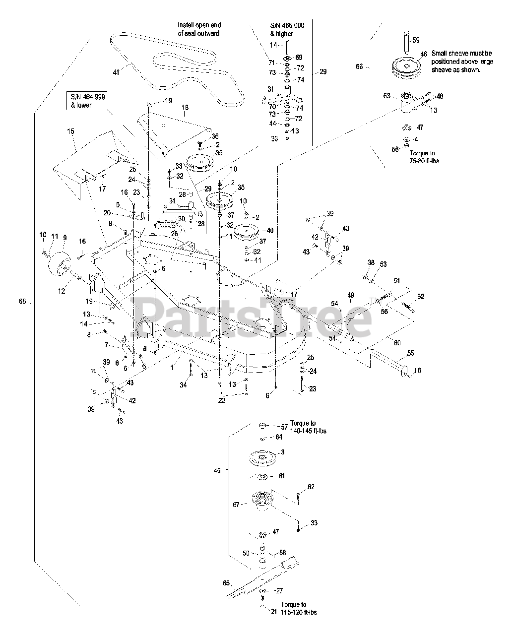 Exmark LZ26KC724 - Exmark 72" Lazer Z Zero-Turn Mower, 26hp Kohler (SN ...