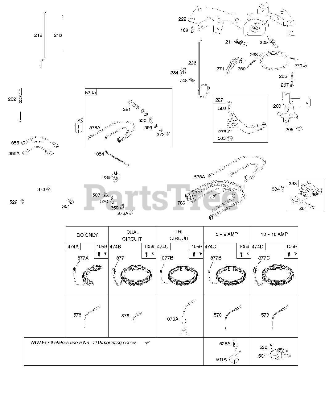 Briggs & Stratton 303777-1145-E1 - Briggs & Stratton Vertical Engine ...