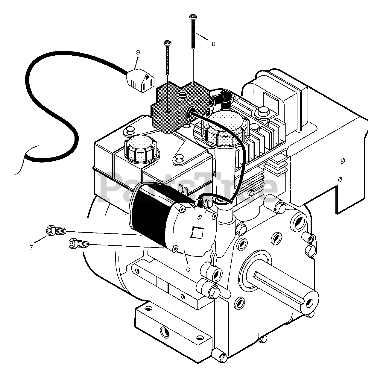 Murray 624808x4C - Murray 24" Snow Thrower (2001) Electric Starter ...