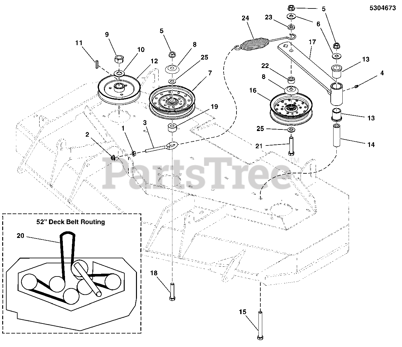 Snapper 5901557 - Snapper 560Z Series 52" Zero-Turn Mower 52" Mower ...