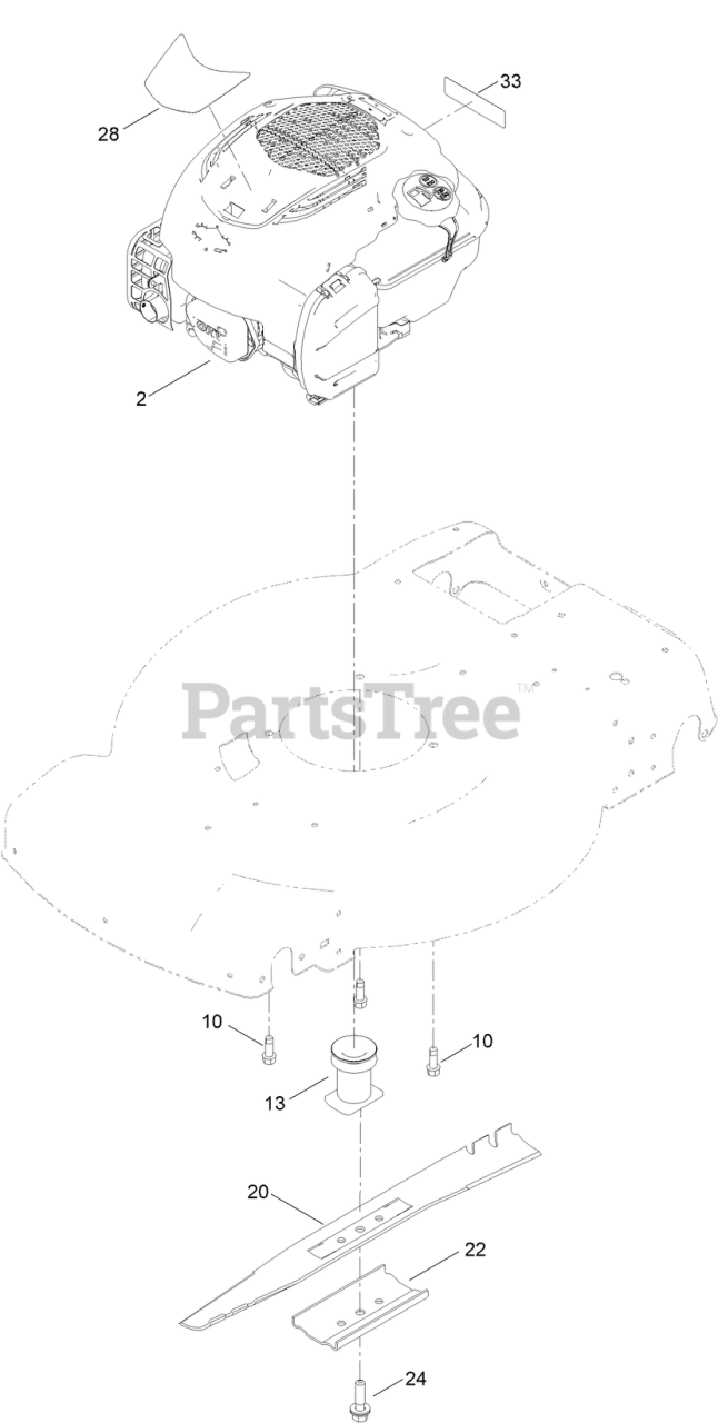 Toro 21462 - Toro 22" Recycler Walk-Behind Mower (SN: 408930000 ...