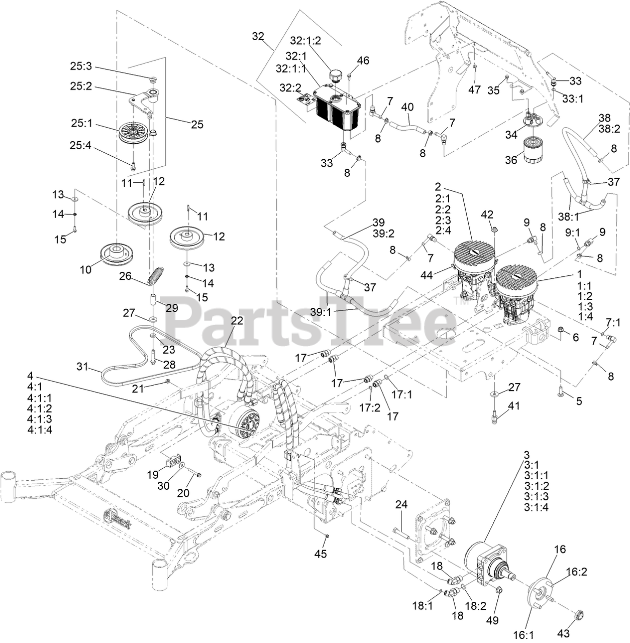 Exmark VXS730GKA60400 - Exmark 60" Vertex S-Series Stand-On Mower ...