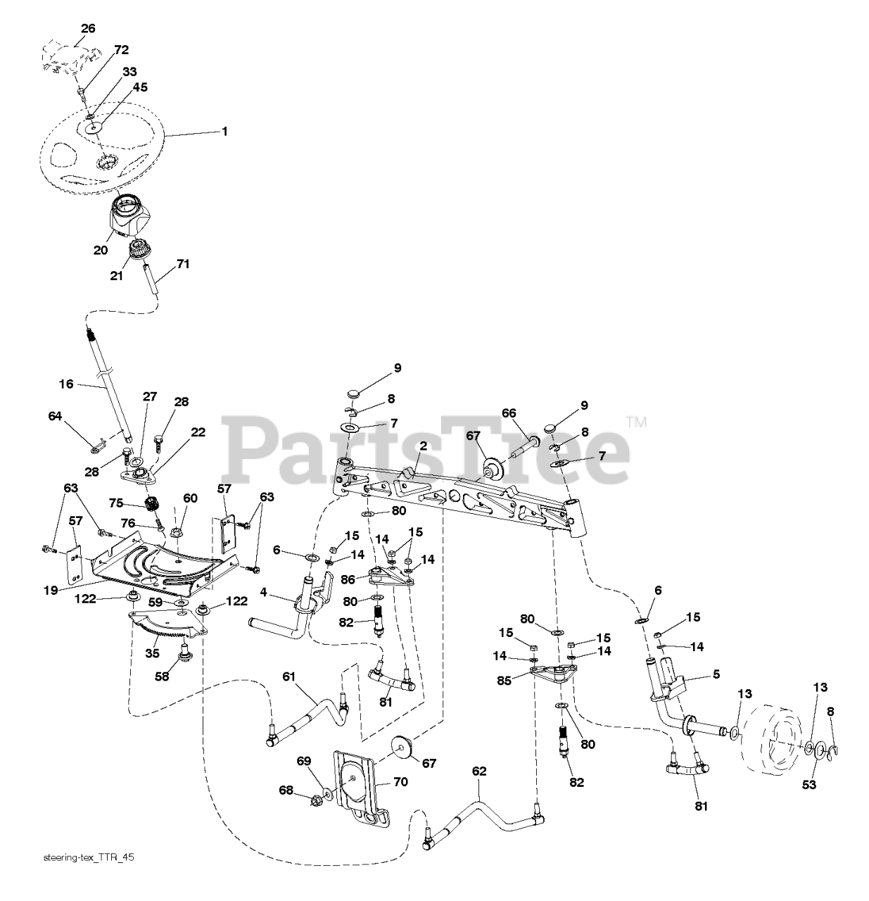 Husqvarna TS 238 (960410369-02) - Husqvarna 38" Garden Tractor (2015-07 ...