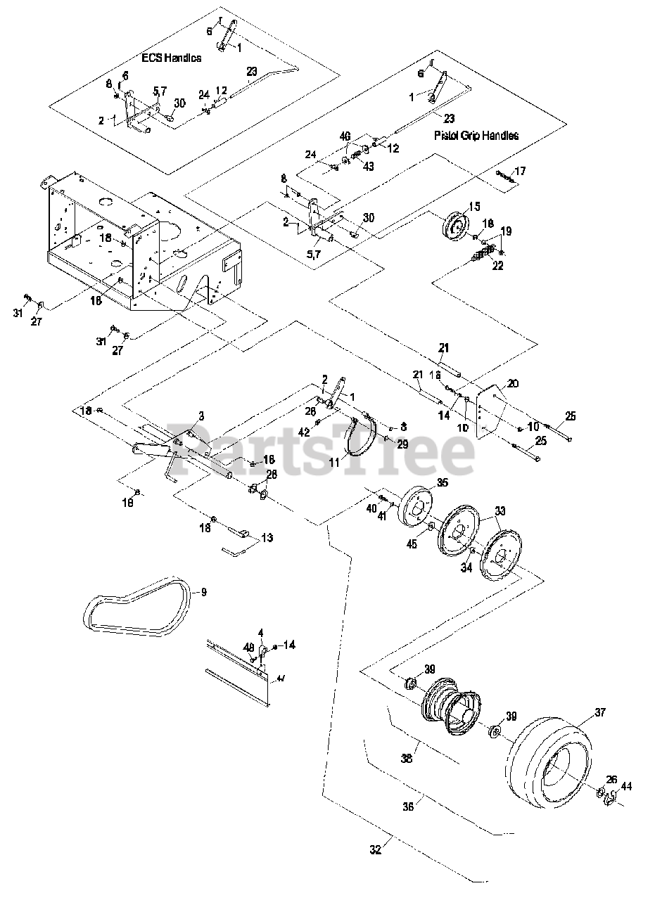 Exmark M4815KA - Exmark 48" Metro Walk-Behind Mower, 15hp Kawasaki (SN ...